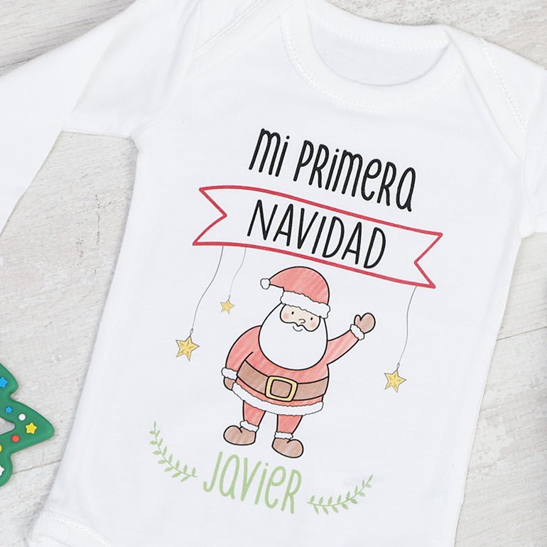 BODY PRIMERA NAVIDAD PAPÁ NOEL – Happy Moments Baby
